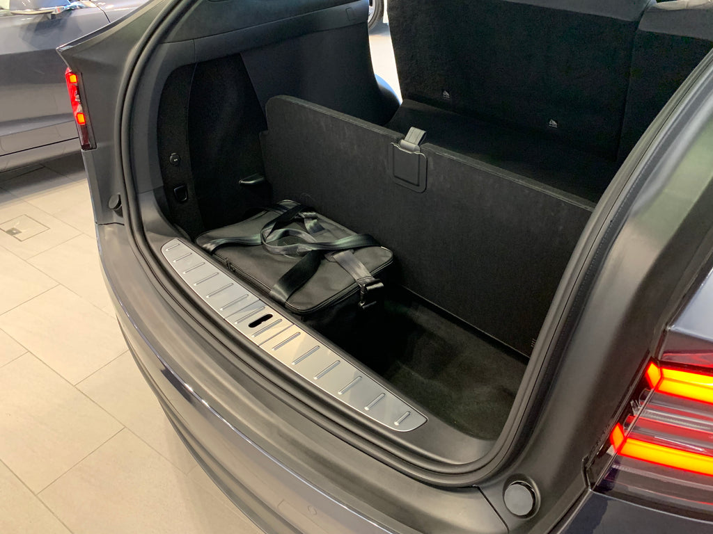 Tesla Model X - 2 piece 'CUBE' bespoke tailored TRUNK luggage ...